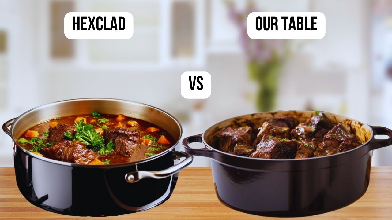 Hexclad VS Our table: Which Dutch Oven Is The Winner?
